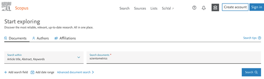 Tree of Science with Scopus: A Shiny Application